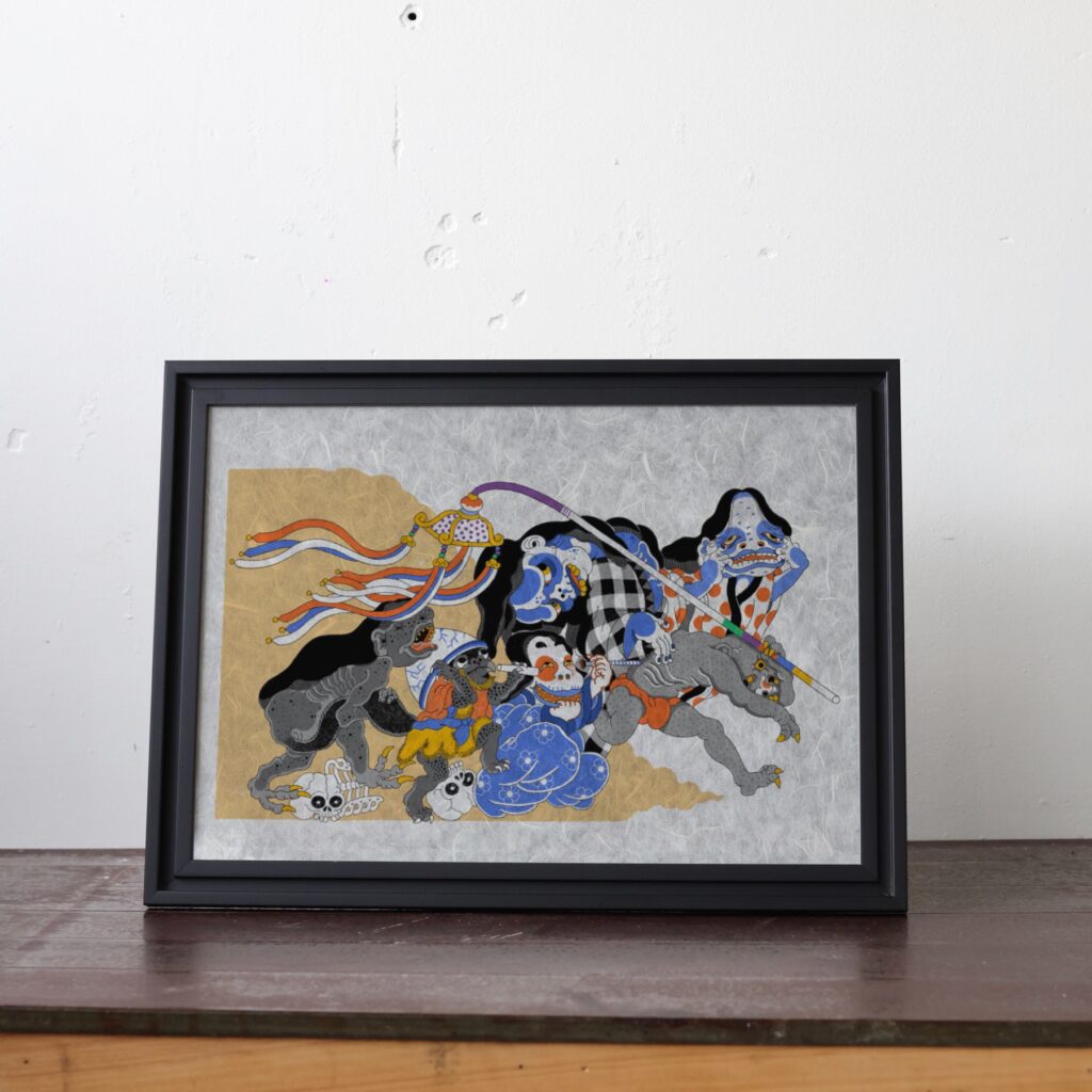 "Night Parade of Yokai " Poster - PowerNotte | Radical Handcraft based ...